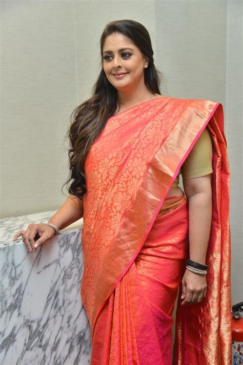 Actress Nagma Cute Stills At Tsr Awards 2019 Press Meet