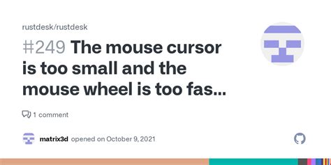 The Mouse Cursor Is Too Small And The Mouse Wheel Is Too Fast On Retina