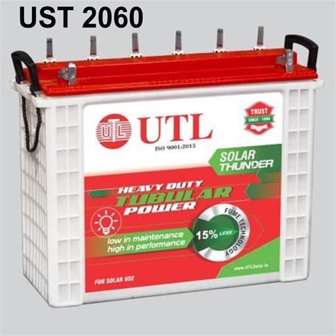12 V UTL UST 2060 200Ah Solar Inverter Battery At Rs 18000 In