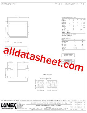 SML LX1205UWC TR 17 Datasheet PDF LUMEX INC