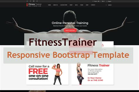 Fitnesstrainer Responsive Bootstrap Template Fastcode Space