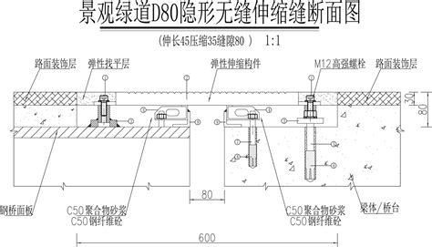 威士邦桥梁装配式碳纤维隐形无缝伸缩装置