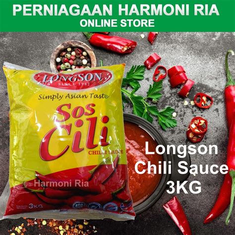 Sauce Chili Sos Cili Longson 3kg Shopee Malaysia