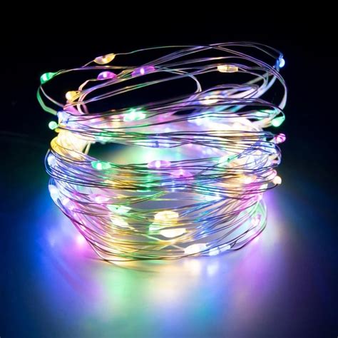 Светодиодная гирлянда роса 100 LED Copper 11.5м, лед гирлянда на елку ...