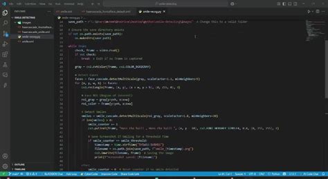 Python Opencv Machinelearning Computervision Smiledetection Ai
