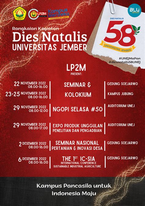 Gebyar Dies Unej 58 Lp2m Universitas Jember