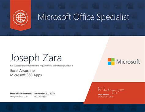 Microsoft Certified Excel Specialist By Josephzara Fiverr