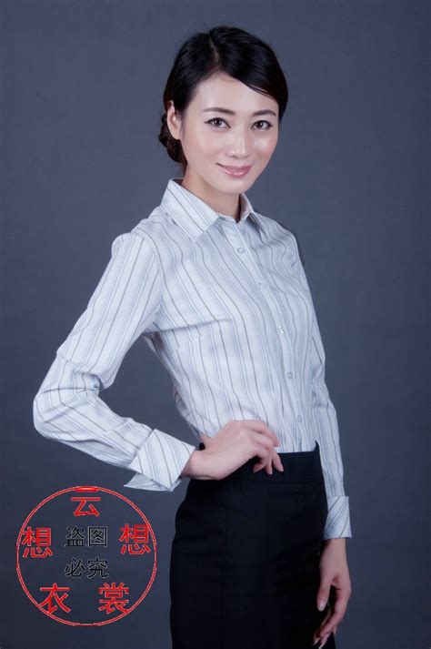 2012新款女装 职业衬衫 蓝色条修身 G2000风格 2012新 面试装制服蔡红琴200988882009