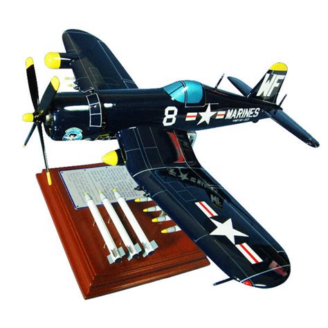 F4u Corsair Usmc Model With Weapons Airplane Model Mam Scalecraft