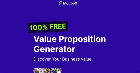 Modbox Value Proposition Generator