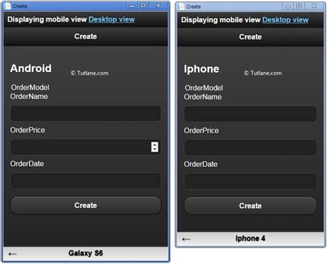 JQuery Mobile MVC For Mobile Based Apps In Asp Net MVC