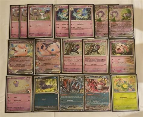 PokÉmon Tcg Standard Deck Meta Gardevoir Ex Black Katana Sleeves Deck List Eur 8724 Picclick It