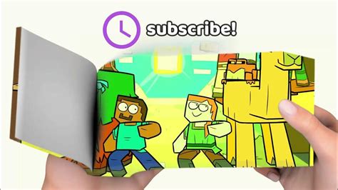 Alex And Steve Were Funny Animation Minecraft Flipbook Meme