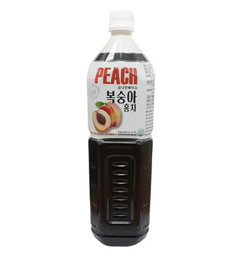 복숭아홍차에이드 아이스티 복숭아홍차원액 1500ml 티몬