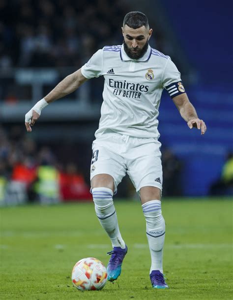 Photo Karim Benzema Lors Du Match De Football De La Coupe Du Roi