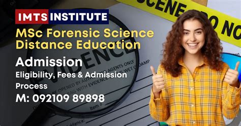 Msc Forensic Science Distance Education Admission 2025 Fee