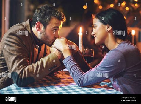 Making Sure She Feels Special An Affectionate Young Couple Having A