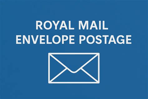 Uk Envelope Postage Rates 2025 Save On Every Send