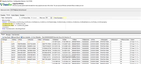 How To Query Google BigQuery Data Using ODBC SSIS Datatypes Such As RECORD JSON Array
