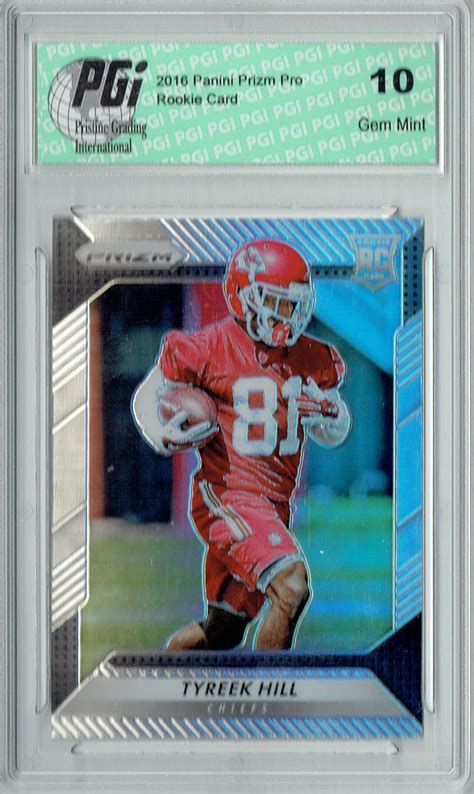 Tyreek Hill 2016 Panini Prizm Pro 296 Sp Rookie Card Pgi