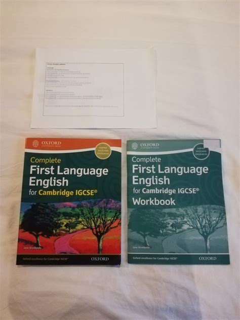 Igcse Complete First Language English Textbook Workbook Hobbies