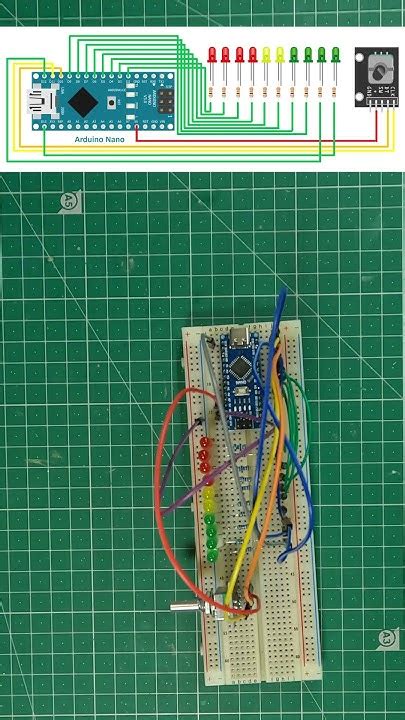 how to combine a rotary encoder with a bunch of leds youtube