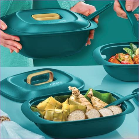 Original Tupperware Gourmet Server Set Kitchen Serveware Dinnerware Set Perkakas Dapur