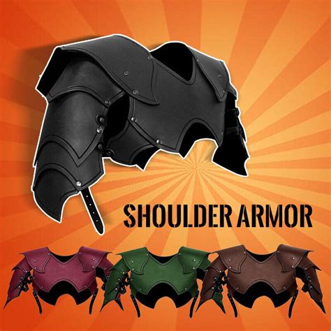 Medieval Costume Chest Shoulder Cuirass Breastplate Gladiator Pauldrons