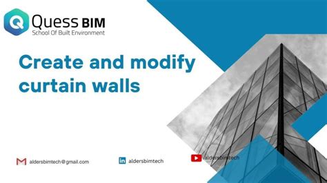 alders bimtech on linkedin create and modify curtain walls in revit