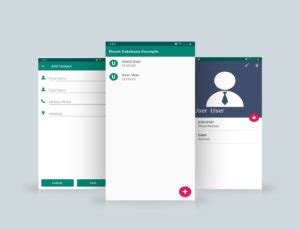 Android Room Database Example Material UiUx