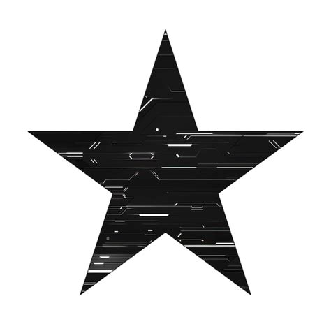 Premium Photo Photo Icons Star Icon Photo Black White Scratch Texture