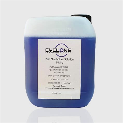 Cyclone C770 Neutraliser Solution 5 Litre Aerotech Abrasives