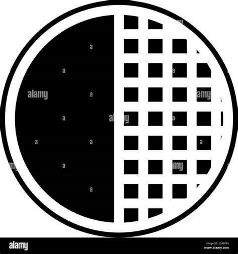 Contrast Ratio Ux Ui Design Glyph Icon Vector Contrast Ratio Ux Ui