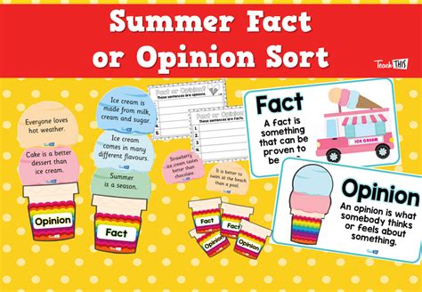 Fact And Opinion Poster