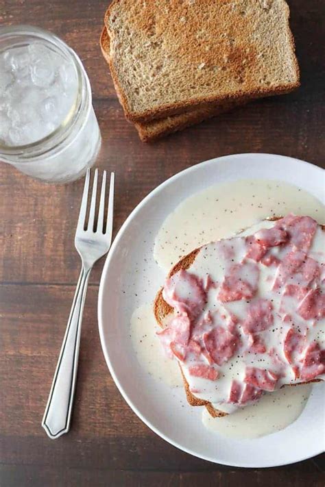Creamed Chipped Beef On Toast Simply Happenings