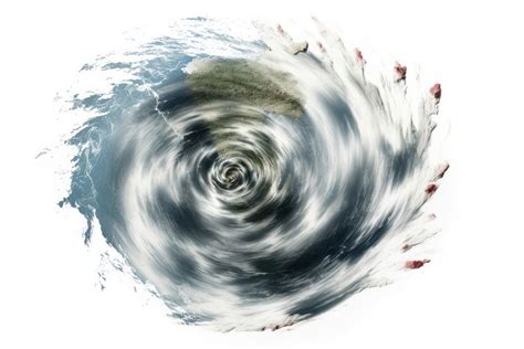 Typhoon Sea White Background Concentric Free Photo Illustration