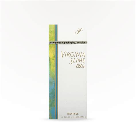 Virginia Slims Menthol Gold S Cigarettes Box Off