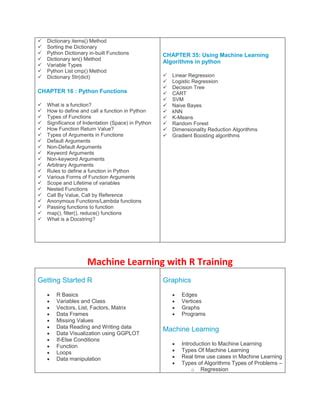 Datascience Training With Hadoop Python Machine Learning Scala