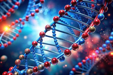 Unveiling The Double Helix A Colorful Representation Of The Dna Molecules Structure And Function
