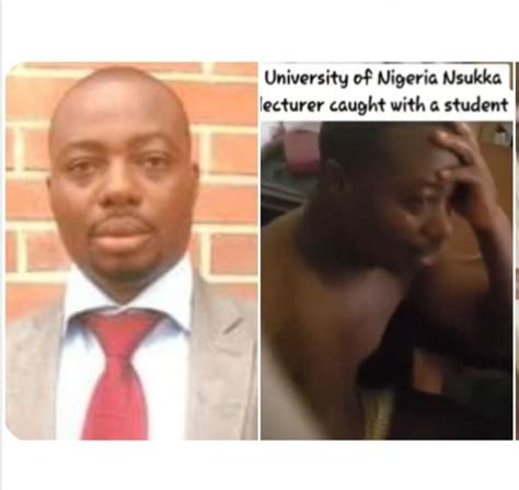 Blessing Agina On Linkedin “sex For Grade” A Unn Lecturer Was Caught
