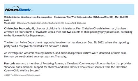 1087 Christopher Fourcade Republican Sexual Predators