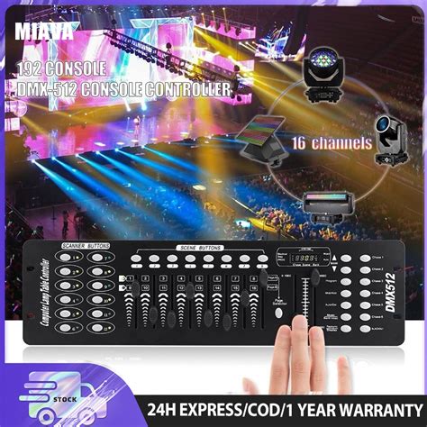 192 Channels DMX Controller Stage DJ Light Controller Disco DMX512