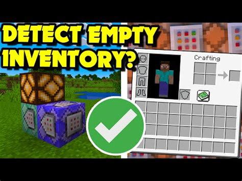 How To Detect An Empty Inventory In Minecraft Empty Inventory
