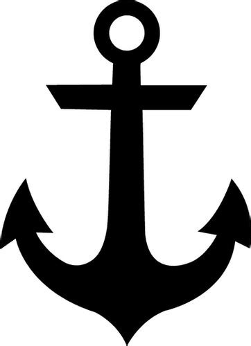 Black Anchor Cornhole Decal Sticker Cornhole Stop