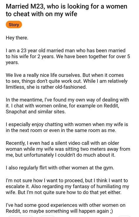 This Pos Has A Fantasy Of Humiliating His Wife Radulteryhate