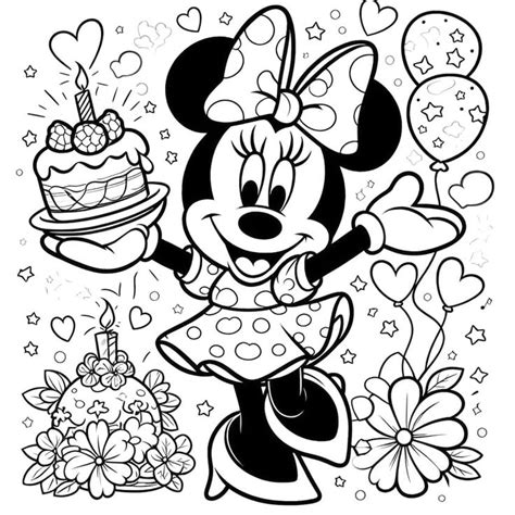 Minnie Mouse Coloring Pages