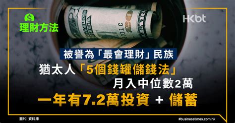 理財方法｜猶太人錢罐儲錢法：月入2萬！一年有72萬投資＋儲蓄