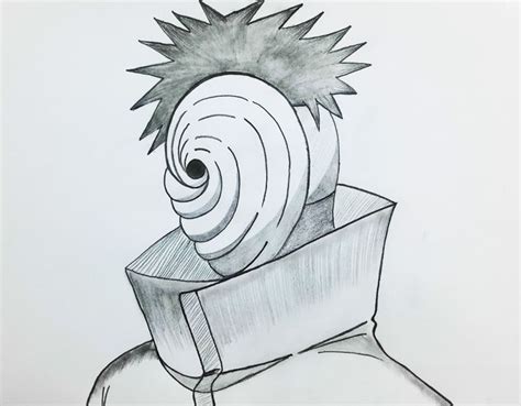 How To Draw Obito Obito Uchiha Step By Step Easy Anime Drawing Eroppa