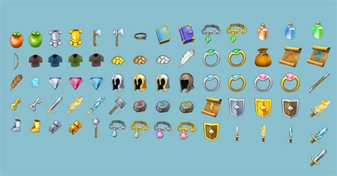 Fantasy Rpg Icons 1 2d Environments Unity Asset Store