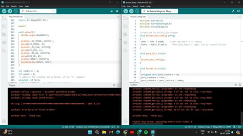 Unable To Upload Code Failed Chip Erase Uploading Error Uploading